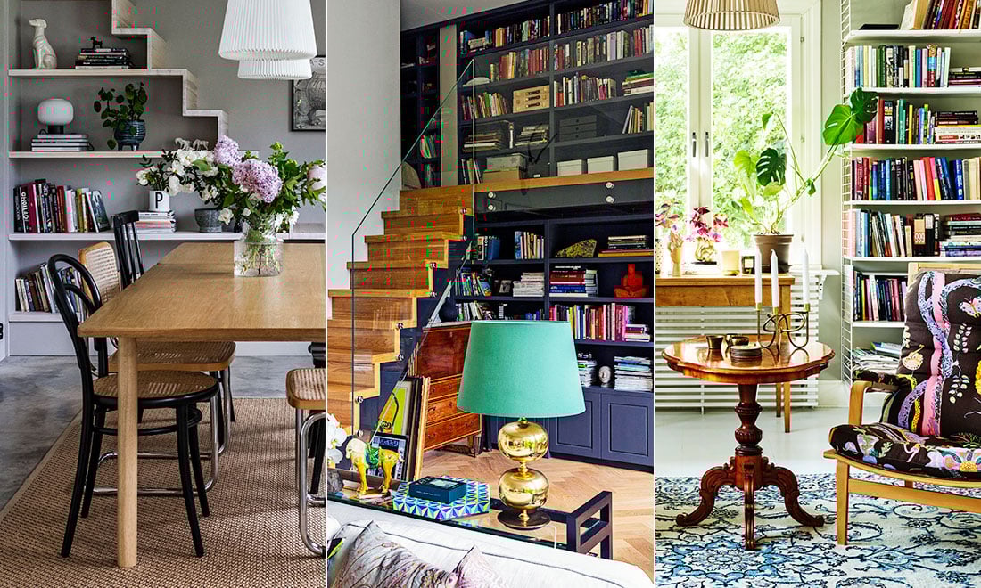 Inred med böcker – 11 bilder att inspireras av! - Hus & Hem